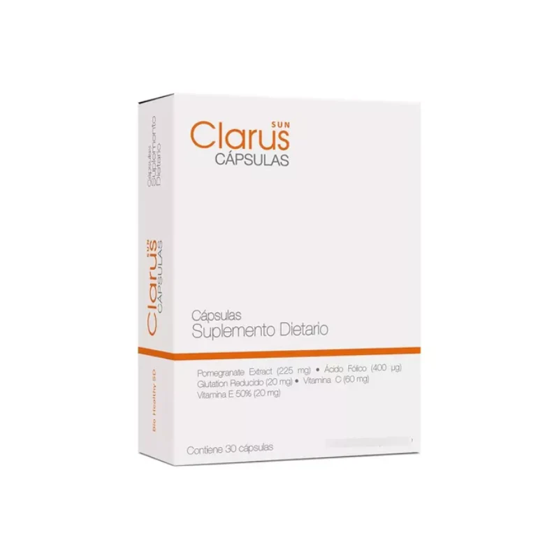 Clarus Cápsulas x 30 Cap Suplemento Dietario - Clínica Dermatológica y ...